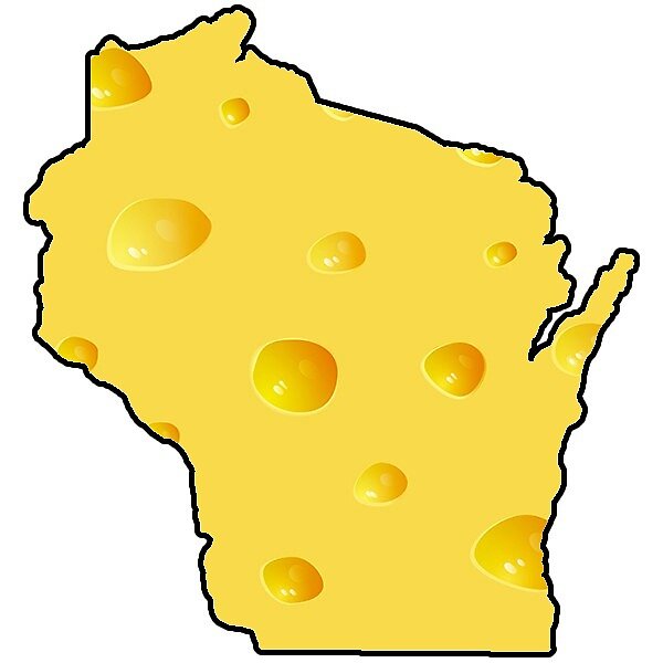 "Wisconsin Cheese State" by baileymincer | Redbubble