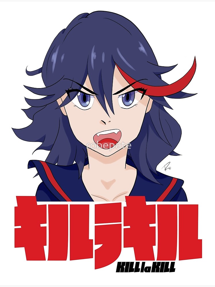 "Ryuko Kill la kill fanart" Art Print by robepate | Redbubble