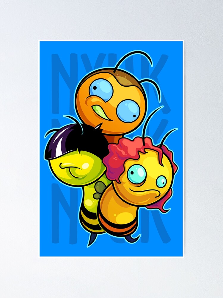 "Nyuk Nyuk Nyuk" Poster von artdyslexia | Redbubble