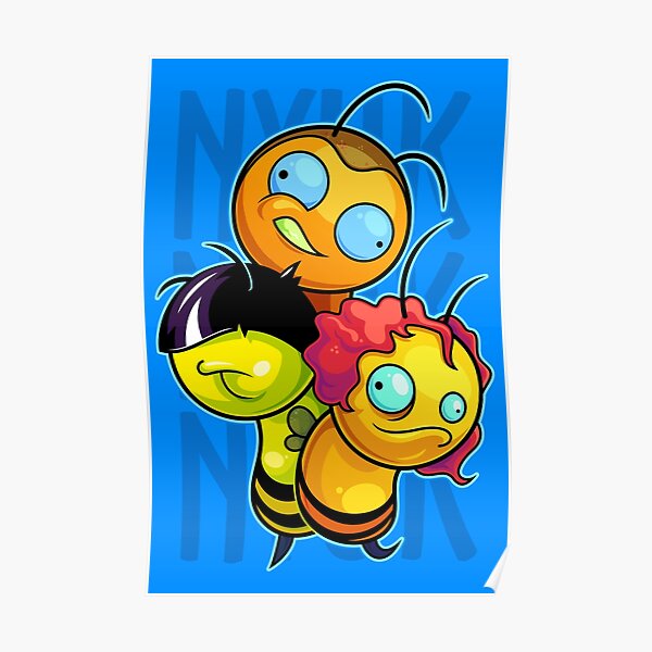 "Nyuk Nyuk Nyuk" Poster von artdyslexia | Redbubble