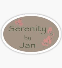 Serenity By Jan Stickers | Redbubble