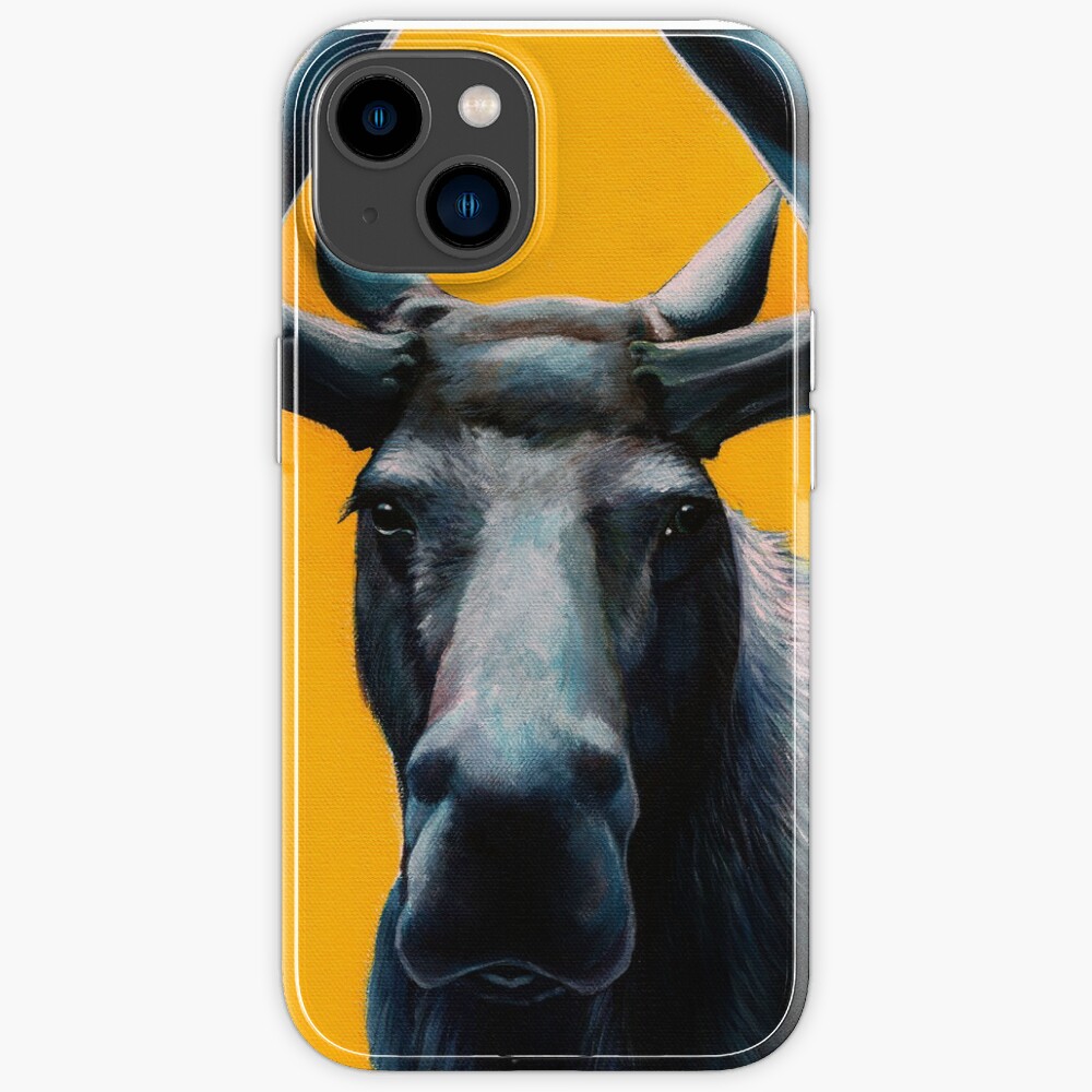 "Moose" iPhone Case for Sale by ArtByAlisonNewt | Redbubble