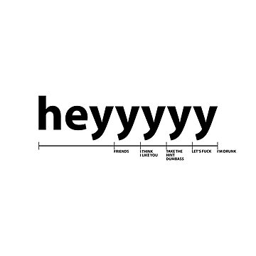 "Heyyyyy definition" Poster for Sale by Evelyus | Redbubble