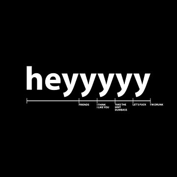 "Heyyyyy definition" Poster for Sale by Evelyus | Redbubble