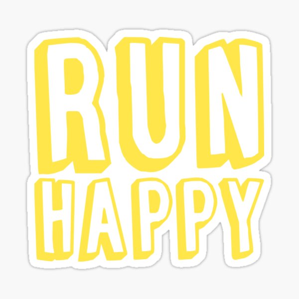 Runner Stickers | Redbubble