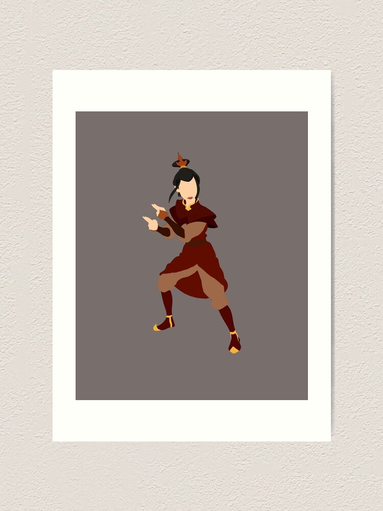"Minimalist Azula ATLA " Art Print by oreosauce | Redbubble
