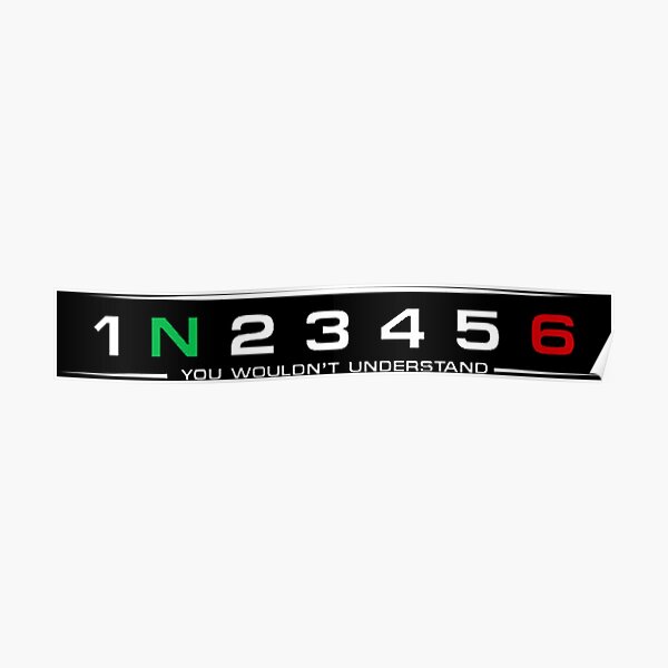 "1n23456" Poster for Sale by setitikawan83 | Redbubble