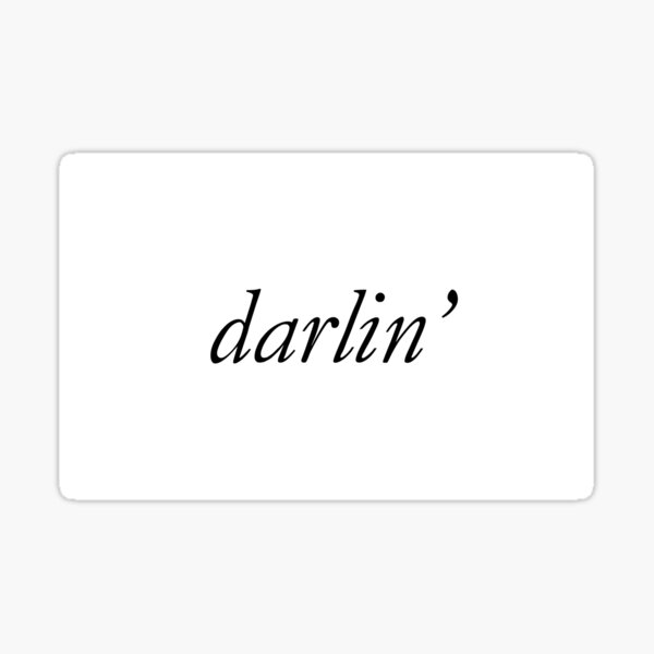 "Darlin'- Tom holland" Sticker for Sale by tvshowmerch | Redbubble