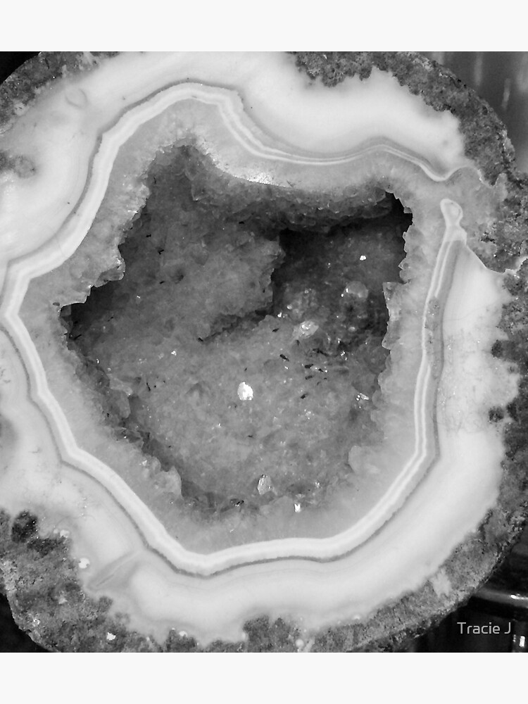 "Geode in Black & White" Sticker for Sale by jallen774 | Redbubble