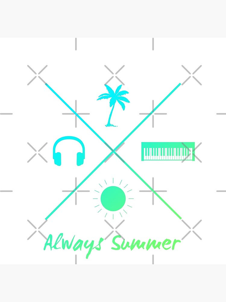 "Always Summer" Poster by QuasaiBonsai | Redbubble