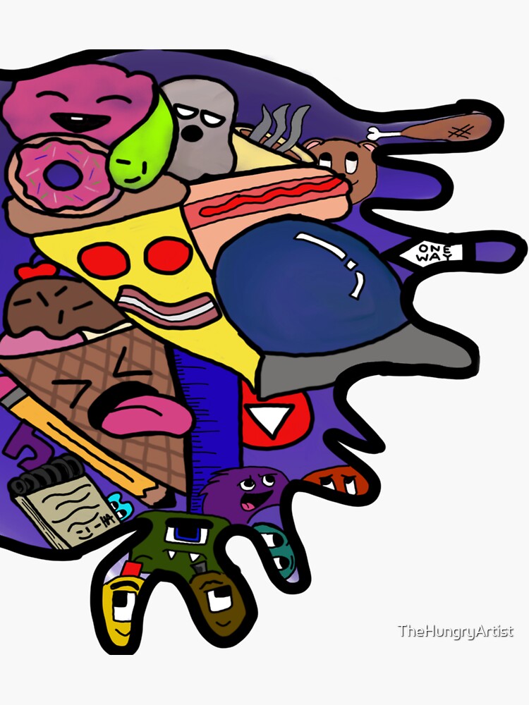 "Splat Doodle no background" Sticker for Sale by TheHungryArtist ...