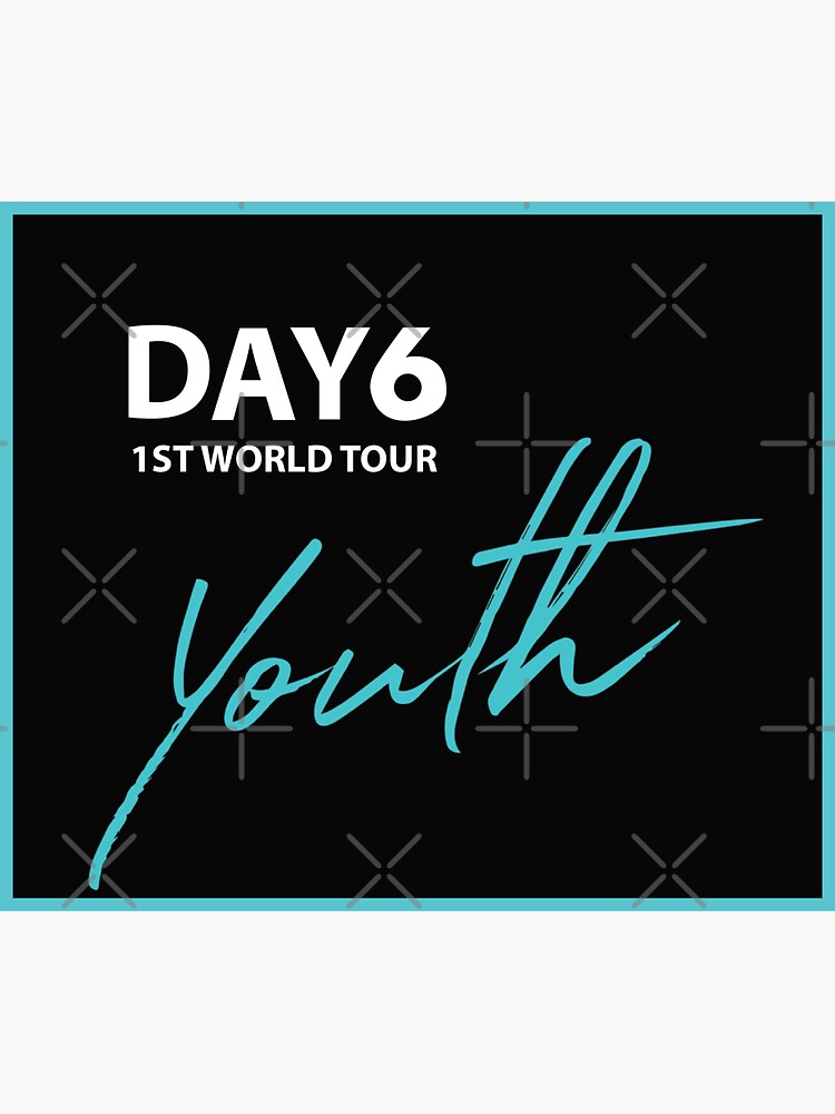 "DAY6 Youth World Tour" Sticker for Sale by heart-and-seoul | Redbubble