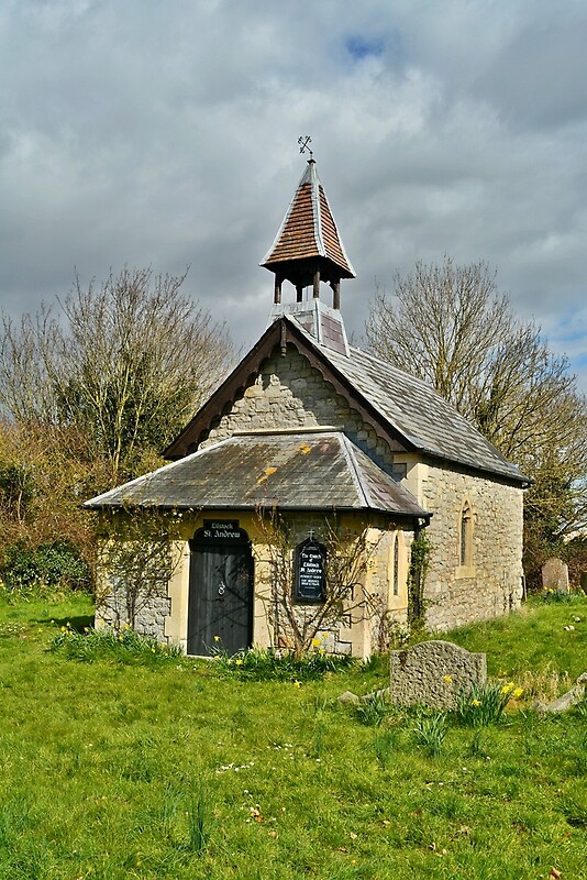 "Little Lilstock Church" by Alexandra Lavizzari | Redbubble