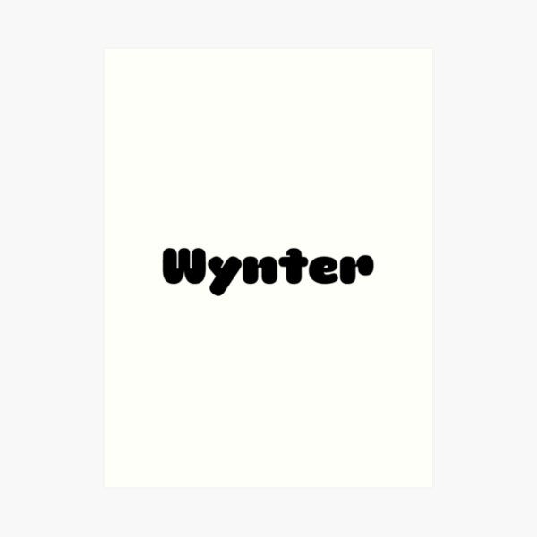 Wynter Wall Art | Redbubble