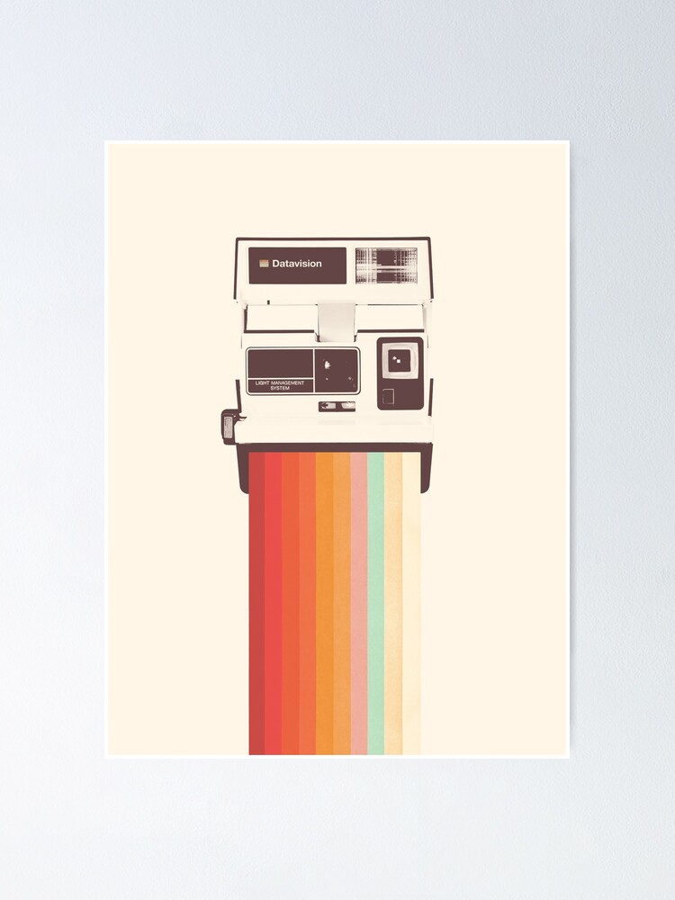 "Instant Camera Rainbow" Poster for Sale by florentbodart | Redbubble