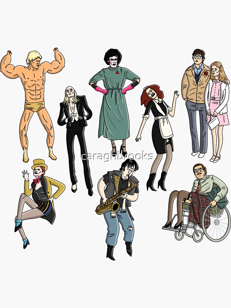 "Late Night Double Feature Picture Show" Sticker for Sale by ...