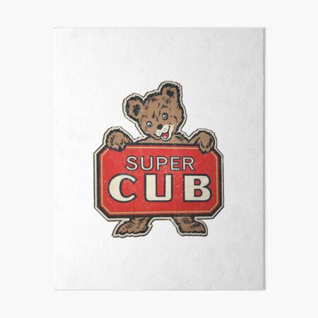 "Super Cub" Art Board Print for Sale by LAZYJSTUDIOS | Redbubble