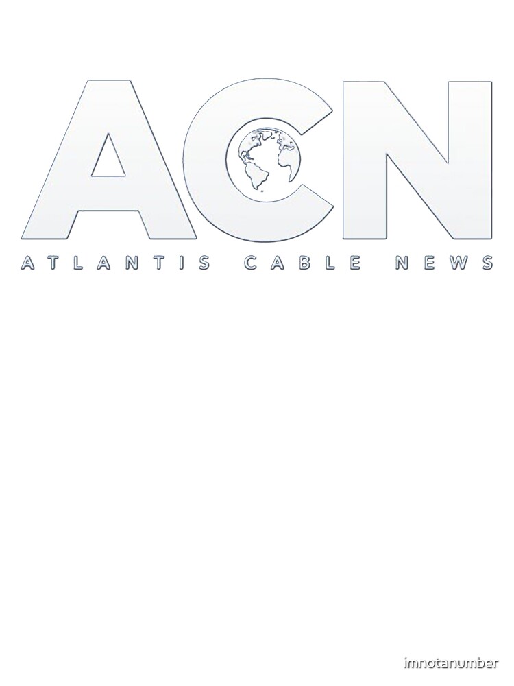 "Atlantis Cable News - ACN" Poster for Sale by imnotanumber | Redbubble