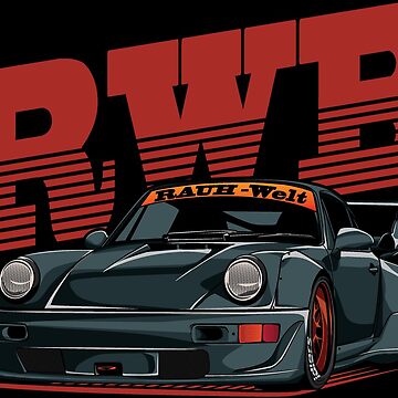 "RWB 911 [964]" Sticker for Sale by WorldwideCars | Redbubble
