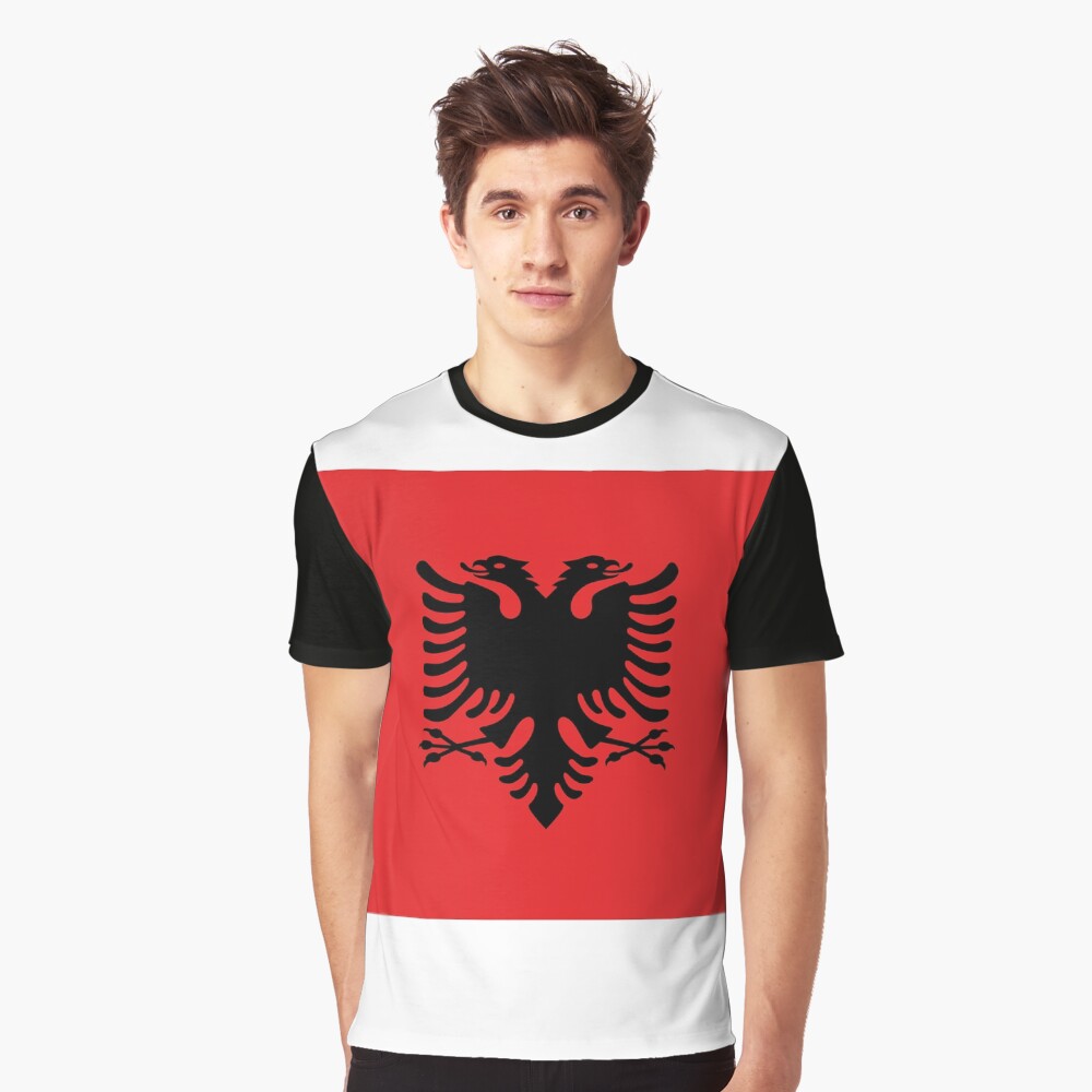 "Flag of Albania - Flamuri Kombëtar - Flamuri i Shqipëri" Art Board ...