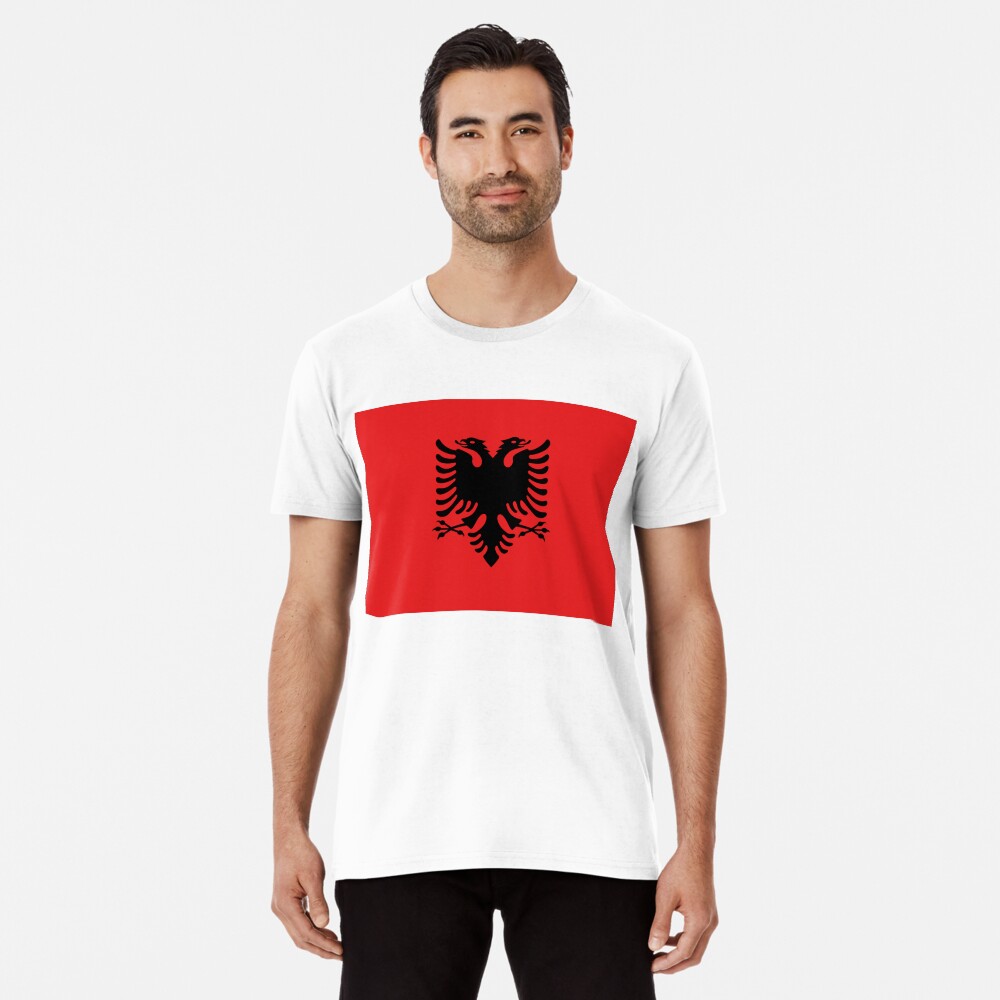 "Flag of Albania - Flamuri Kombëtar - Flamuri i Shqipëri" Art Board ...