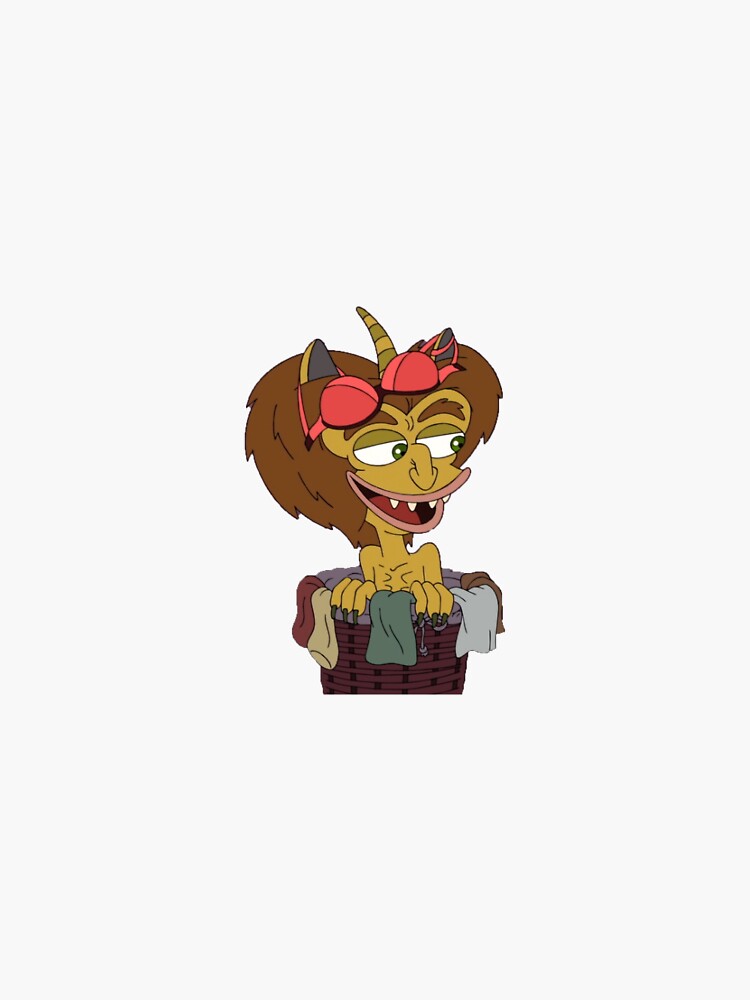 Big Mouth Maury Laundry Sticker For Sale By Haileyn Redbubble