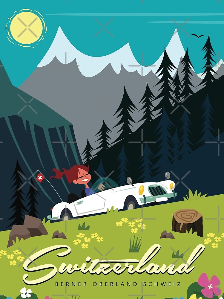 "Switzerland Travel poster" Poster for Sale by GAGodel | Redbubble