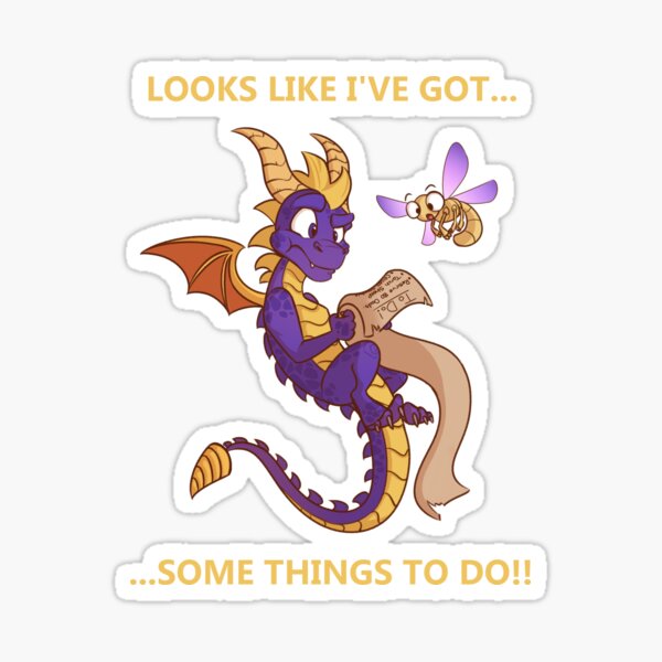 "Things to do!" Sticker for Sale by VenxFox34 | Redbubble