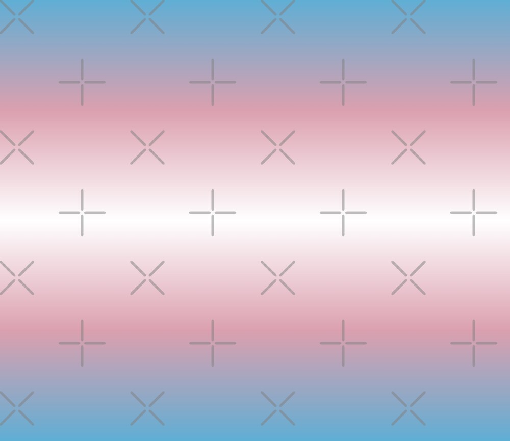"Trans Flag Gradient" by Queer Pride Shop | Redbubble