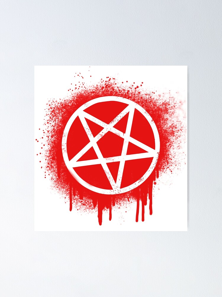 "Graffiti pentagram" Poster by Kiboune | Redbubble