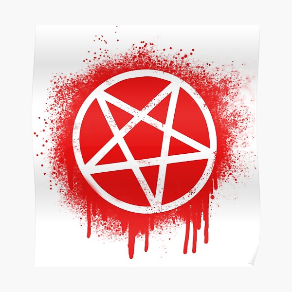 "Graffiti pentagram" Poster by Kiboune | Redbubble