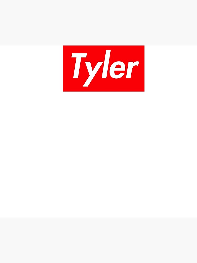 Póster «Logo Tyler Box en Rojo» de SupremeDesign | Redbubble