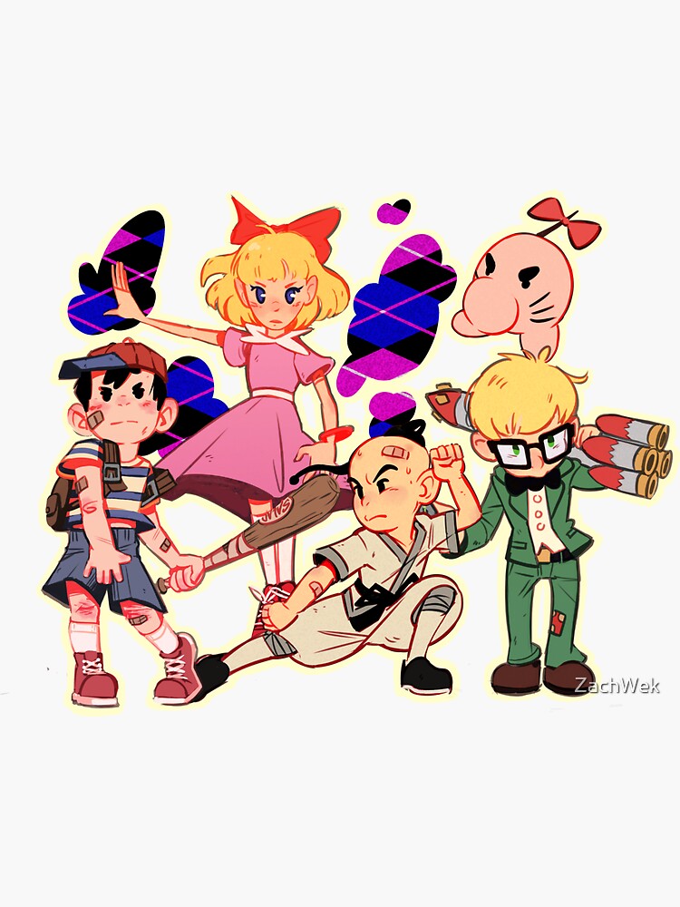 "Earthbound Clear" Sticker for Sale by ZachWek | Redbubble