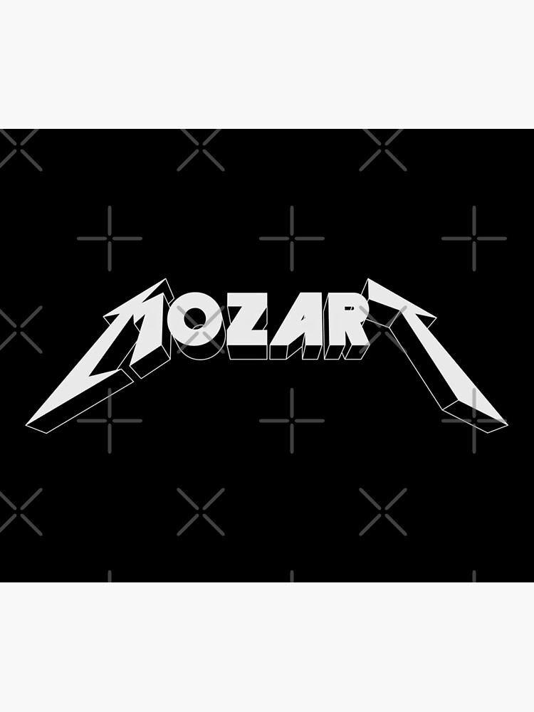 "Mozart Metal Logo " Poster by mud1017 | Redbubble