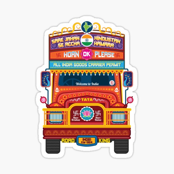 India Stickers | Redbubble