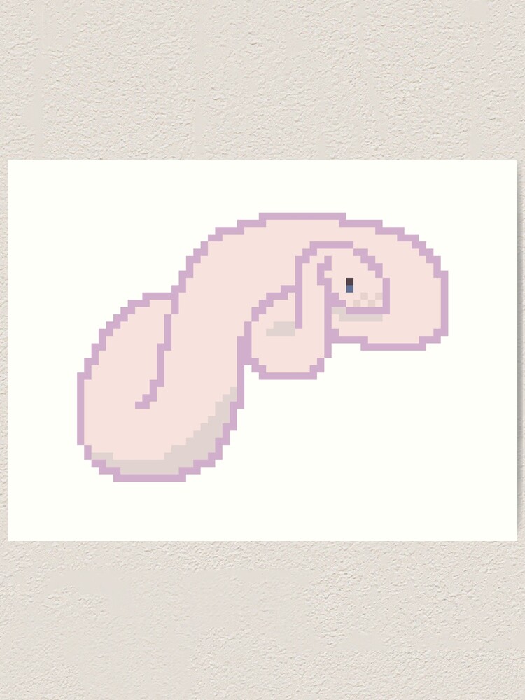 "Pastel Ball Python Pixel Art" Art Print for Sale by Bunnyfuncake ...