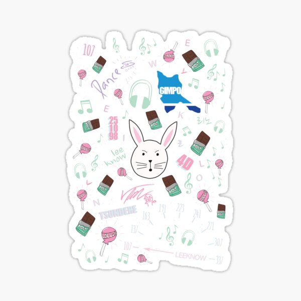 "Stray Kids Lee Know Doodles" Sticker for Sale by bellmakesart | Redbubble