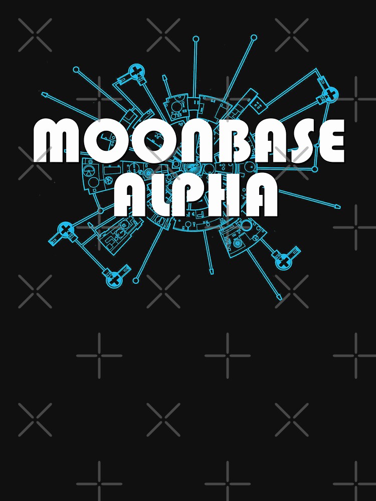 "SPACE 1999 MOONBASE ALPHA+ALPHA DIAGRAM" T-shirt for Sale by ...