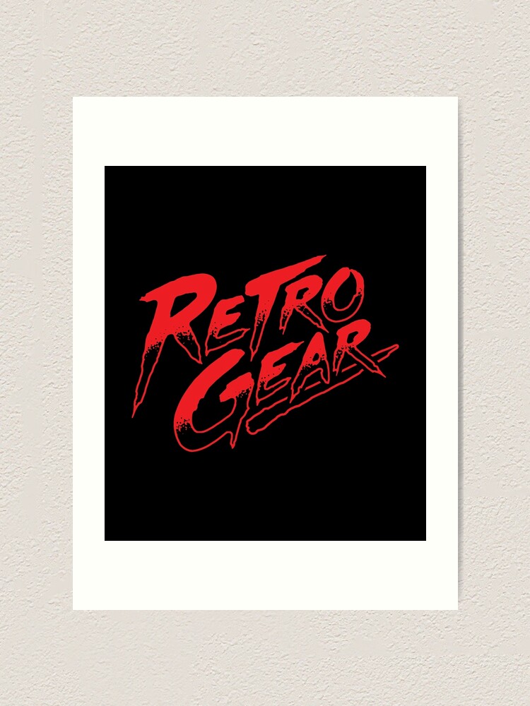 "RetroGear Logo" Art Print by RetroGear | Redbubble