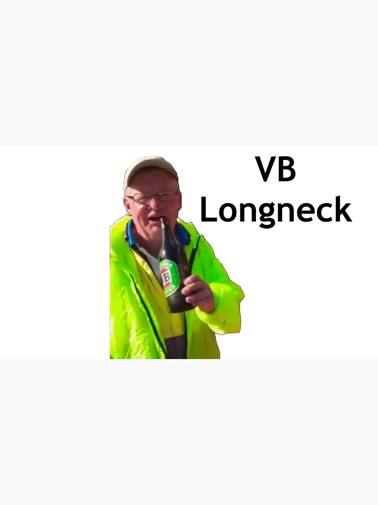 "VB Longneck Meme" Poster for Sale by Jimmystuff | Redbubble