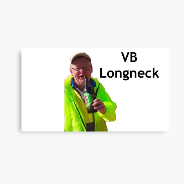 "VB Longneck Meme" Canvas Print for Sale by Jimmystuff | Redbubble