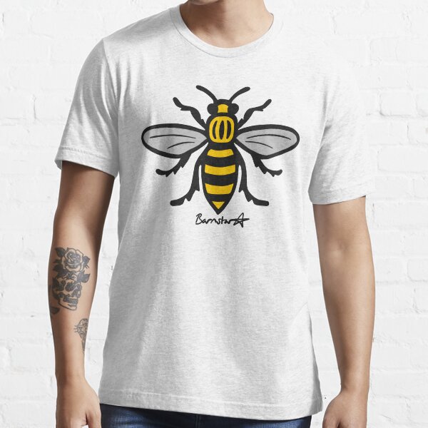 "Manchester Bee" T-shirt for Sale by barnstardesigns | Redbubble ...