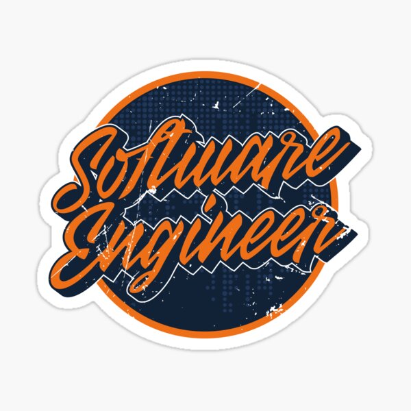 "Software Engineer Logo" Sticker by BlueRockDesigns | Redbubble
