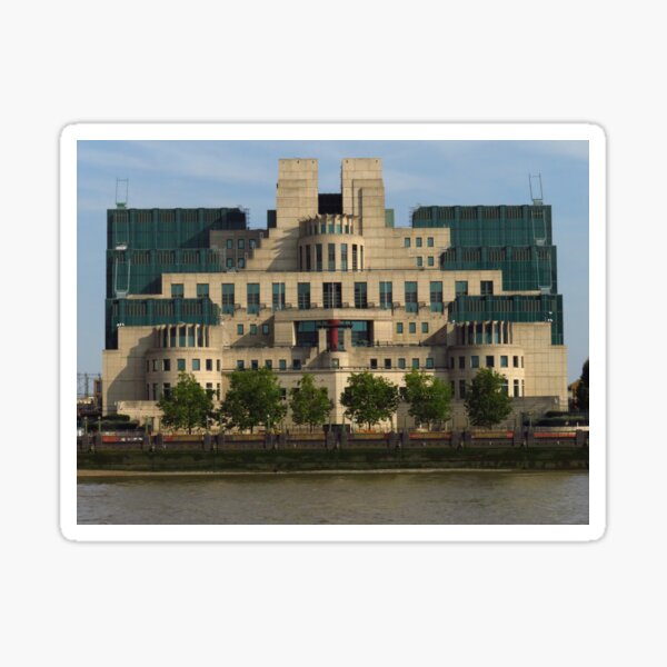 "MI6 - Top Secret " Sticker for Sale by wiggyofipswich | Redbubble