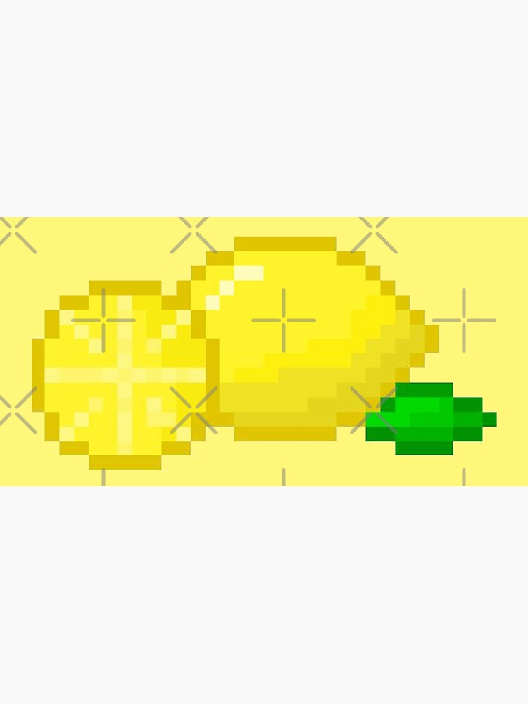 "Lemon pixel art" Poster by AsKartongs | Redbubble