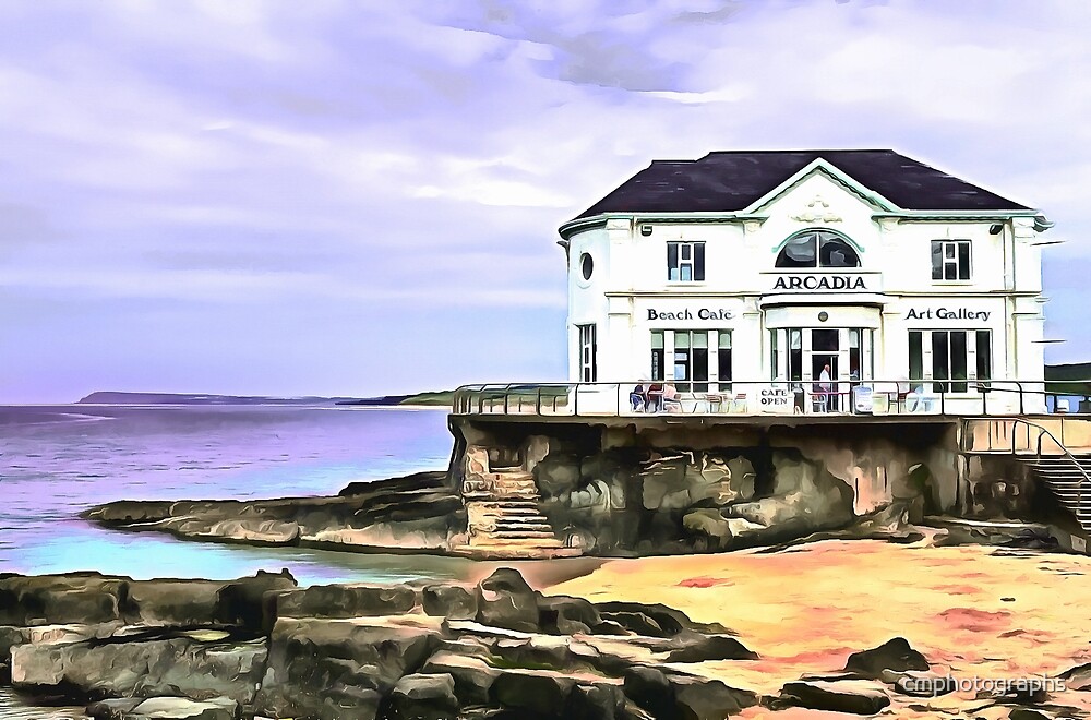"The Arcadia, Portrush, Ireland. (Painting.)" by Colin Majury | Redbubble