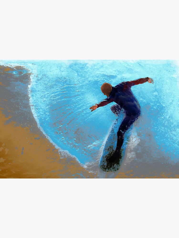 "surf king" Sticker by dakill | Redbubble