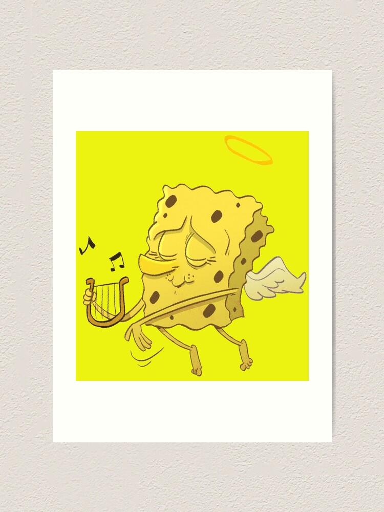 "Stephen Hillenburg and SpongeBob Squarepants" Art Print by VisualStyle ...