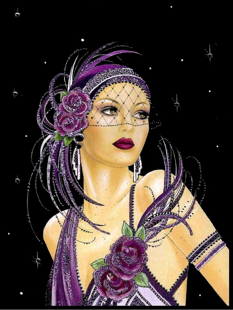 "FLAPPER : Vintage 1930 Art Deco Print" Poster for Sale by posterbobs ...