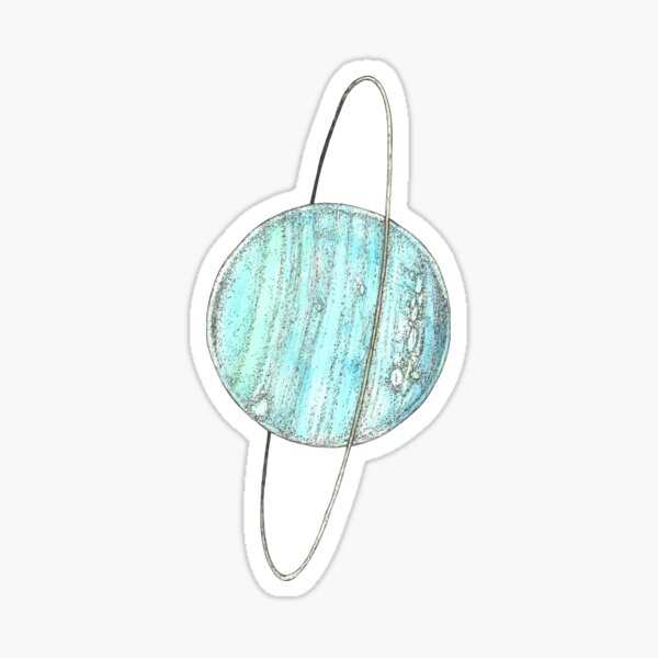 "Uranus" Sticker for Sale by SerenSketches | Redbubble
